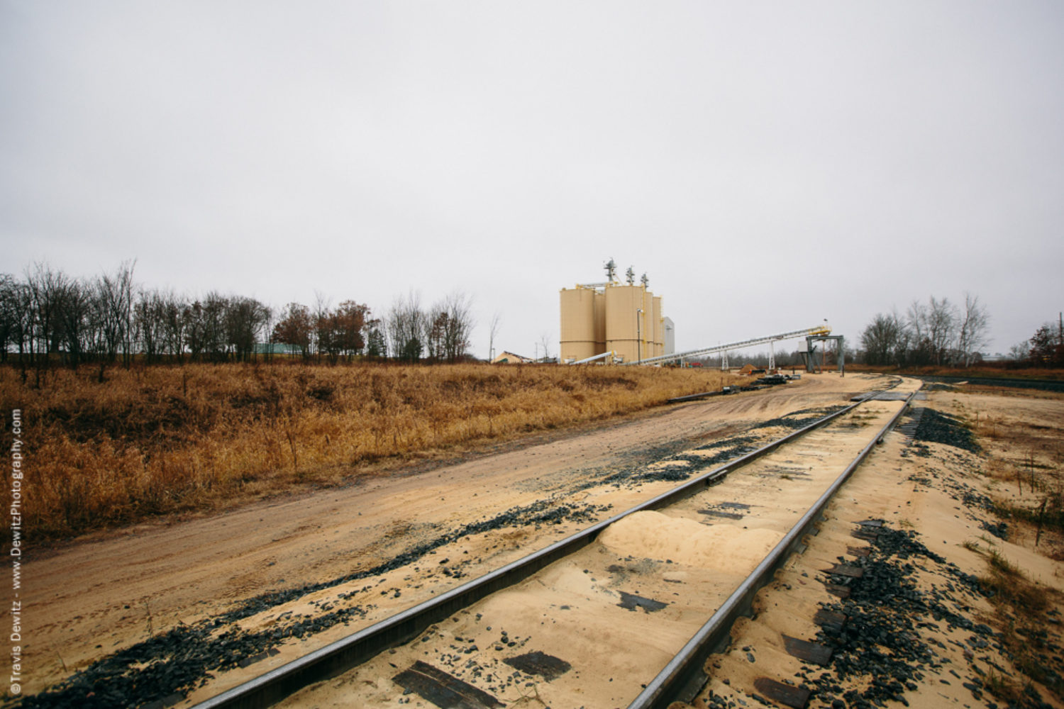 Frac Sand Loading Track in Western Wisconsin | The Railroad Collection ...