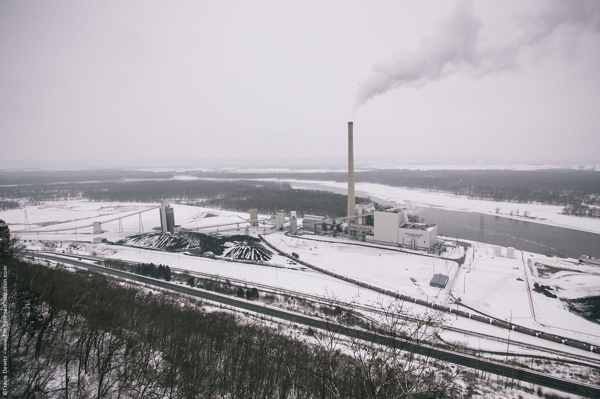 bnsf_aerial_view_alma_coal_power_plant_winter_rc | The Railroad ...