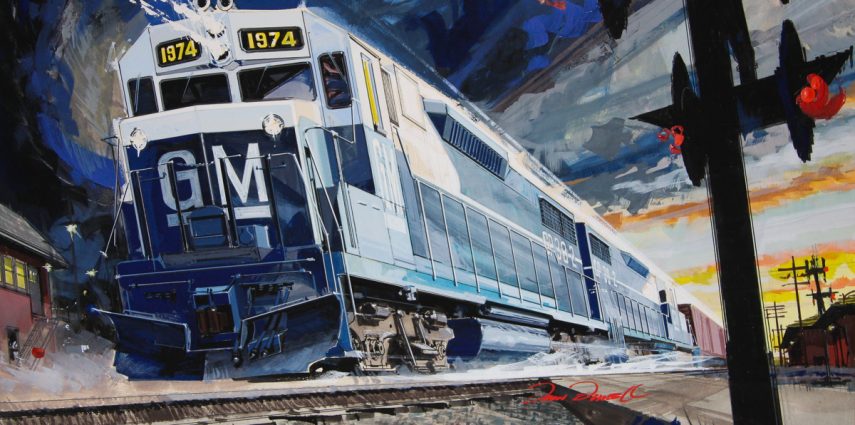 Tom Fawell | Visionary Electro-Motive Diesel Advertising Artist